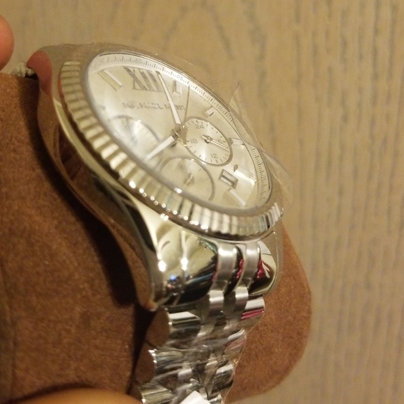 Michael Kors | Accessories | Mens Silver Michael Kors Lexington Watch ...
